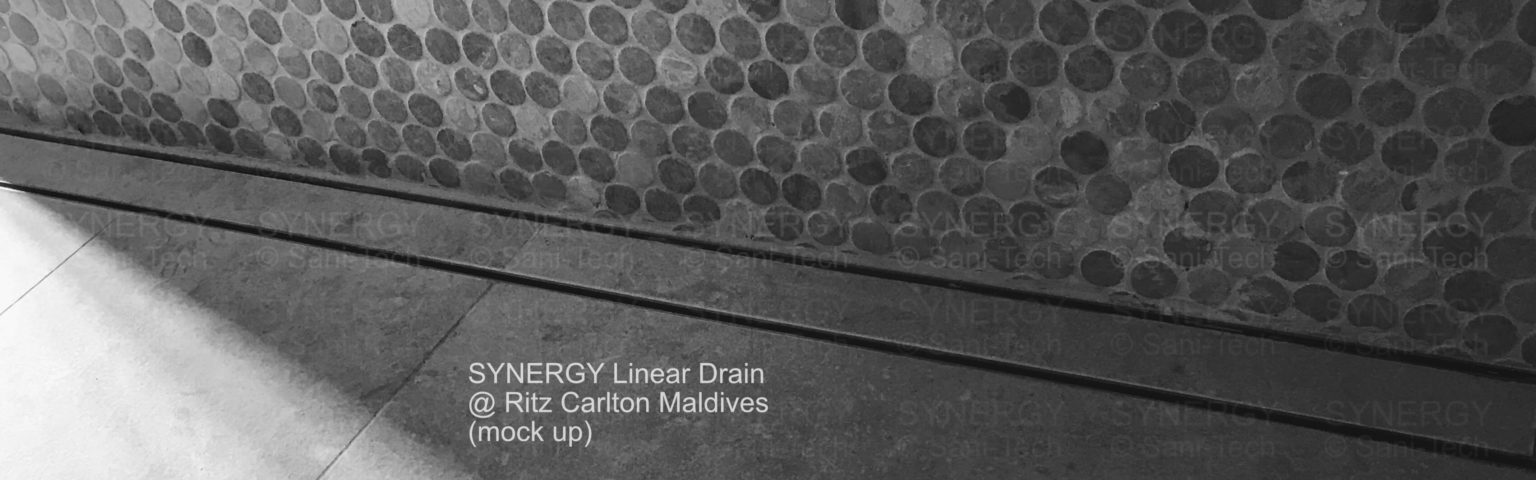 SYNERGY™ Linear Drain (concealed) with tile/marble insert | Singapore