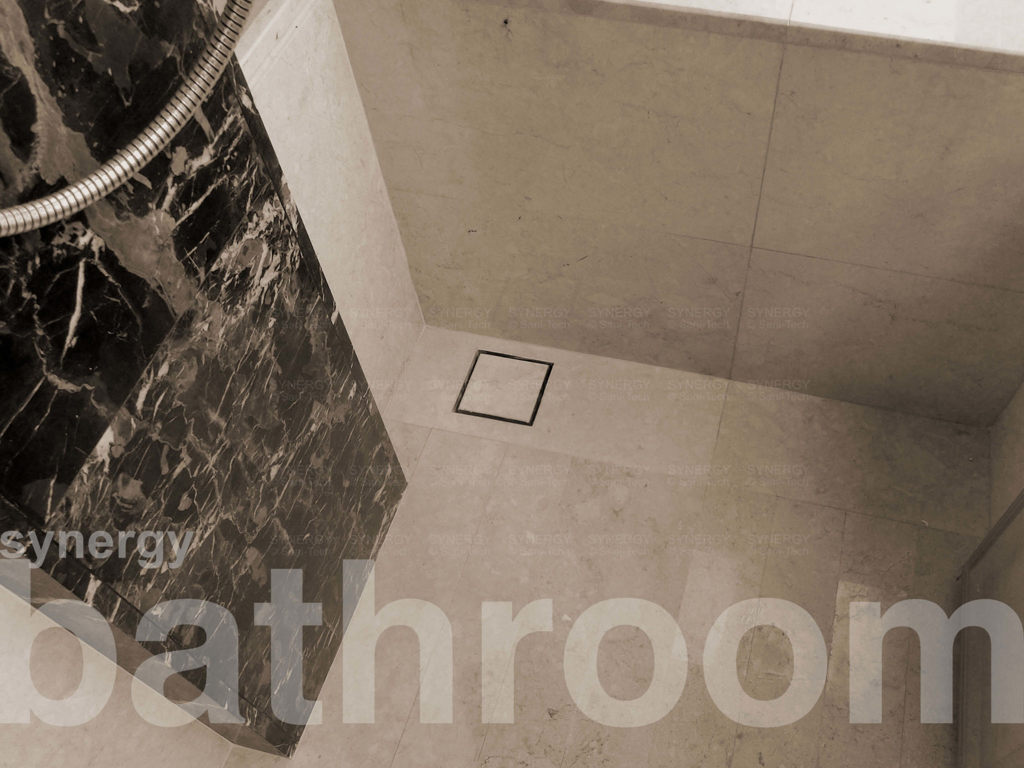 SYNERGY™ Classic Drain - Tile/Marble Insert | Smart & Modern Floor Trap